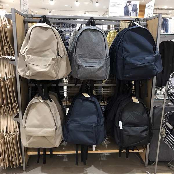 Japanese Muji Backpack Male Female Student Schoolbag Backpack Computer ...