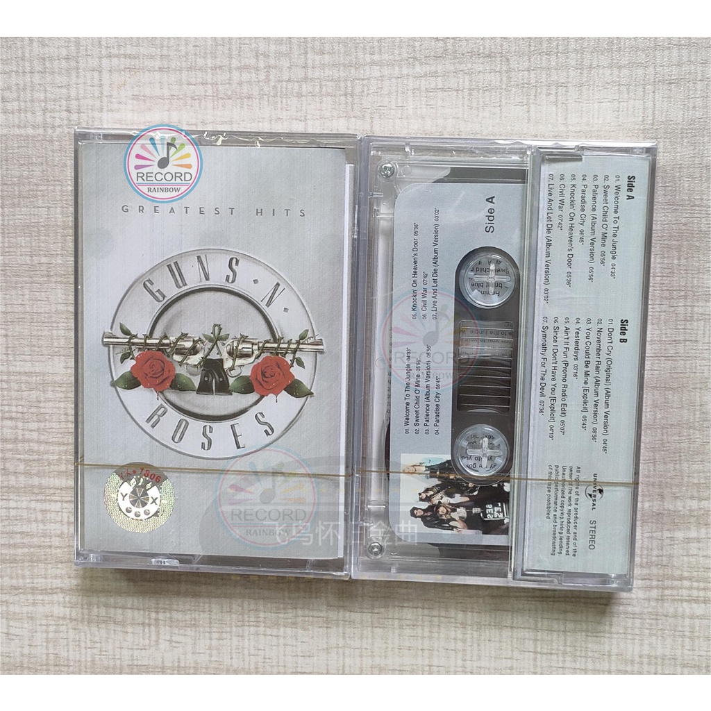 Brand New Guns N' Roses Greatest Hits Cassette Tape POP | Shopee ...