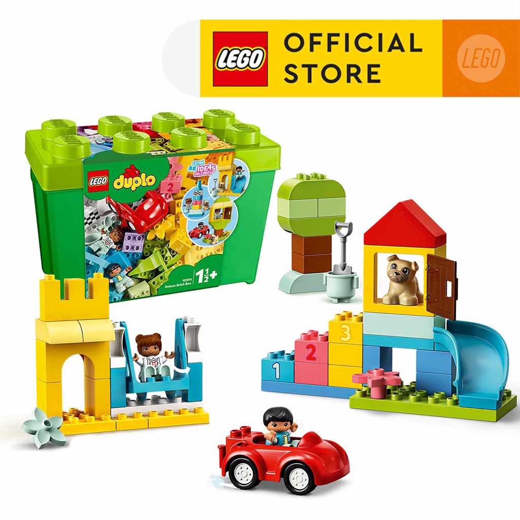 LEGO® DUPLO 10914 Classic Deluxe Brick Box (85 Pcs) [ Kids Learning ...