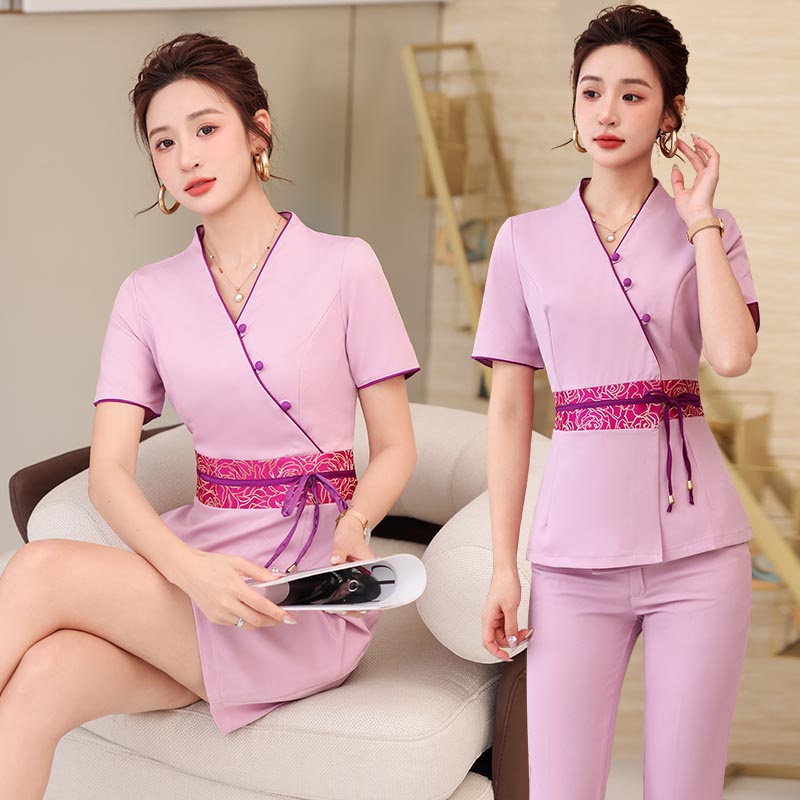 [FCS] Premium Beauty Salon Beautician Workwear Hotel Uniform Plus Size ...