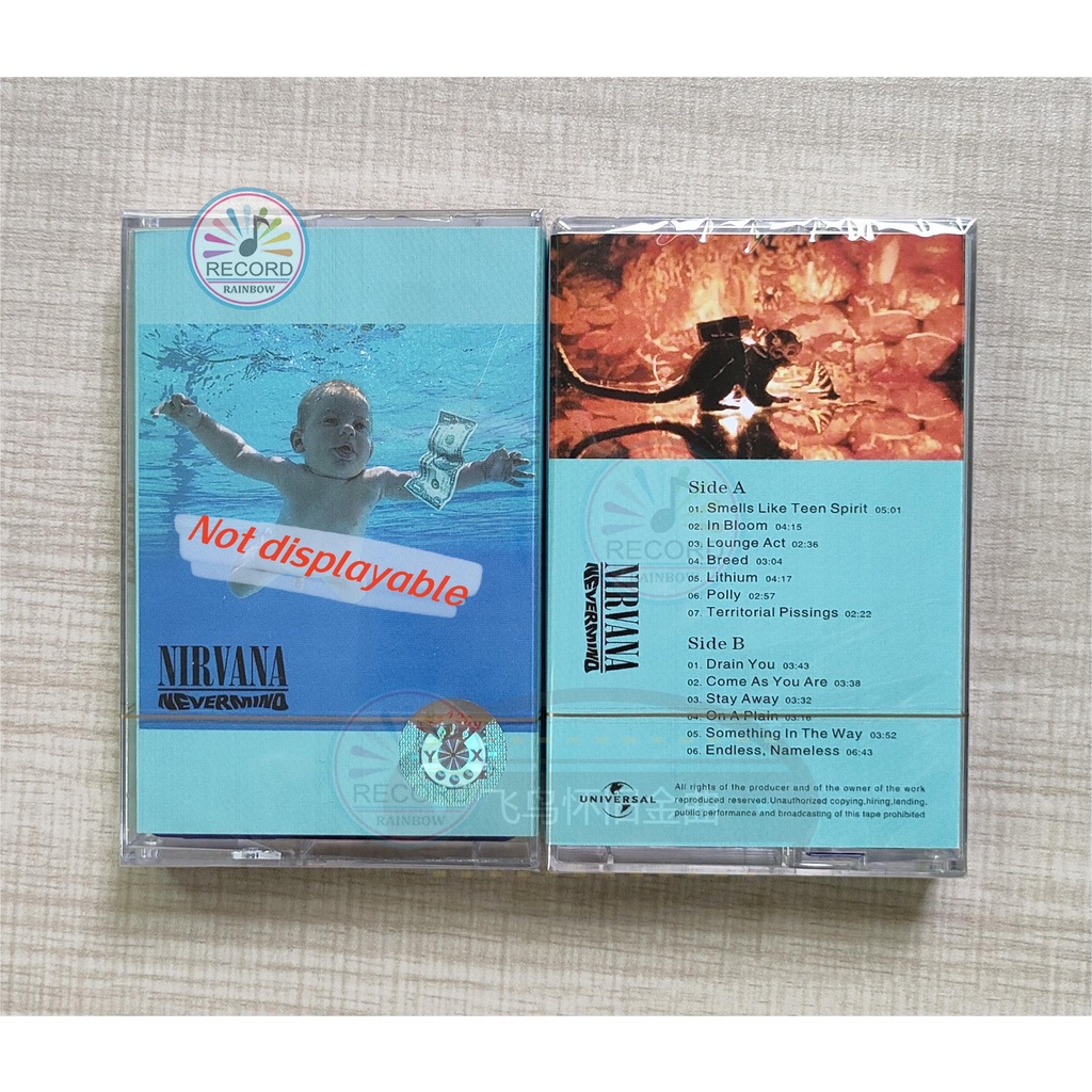 Brand New Nirvana Nevermind Cassette Tape Pop Shopee Philippines 9824