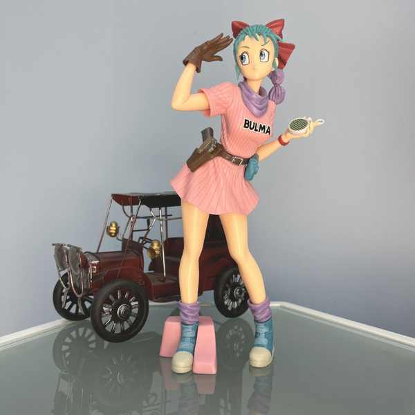 Gk Dragon Ball Figure Flashing Charm Bulma Buma Radar Model PVC ...
