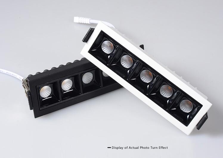 linear mini LED Downlight Spot light 4W 6W 8W12W18W24W Grille light COB ...