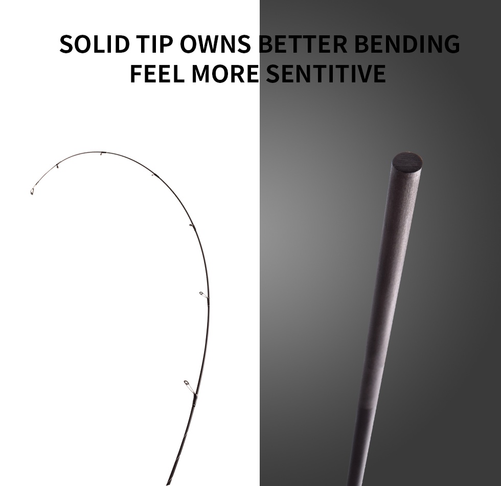 Mavllos Assault UL Spinning Rod Lure Ranger 0.5-8g Action Fast Ultralight Soft Carbon Solid Tip ...