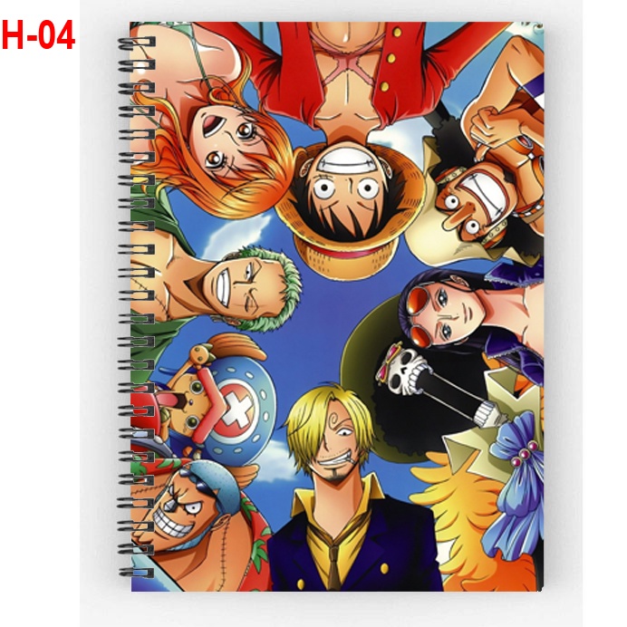 XO One piece anime spring notebook (200 pages, many designs) | Shopee ...