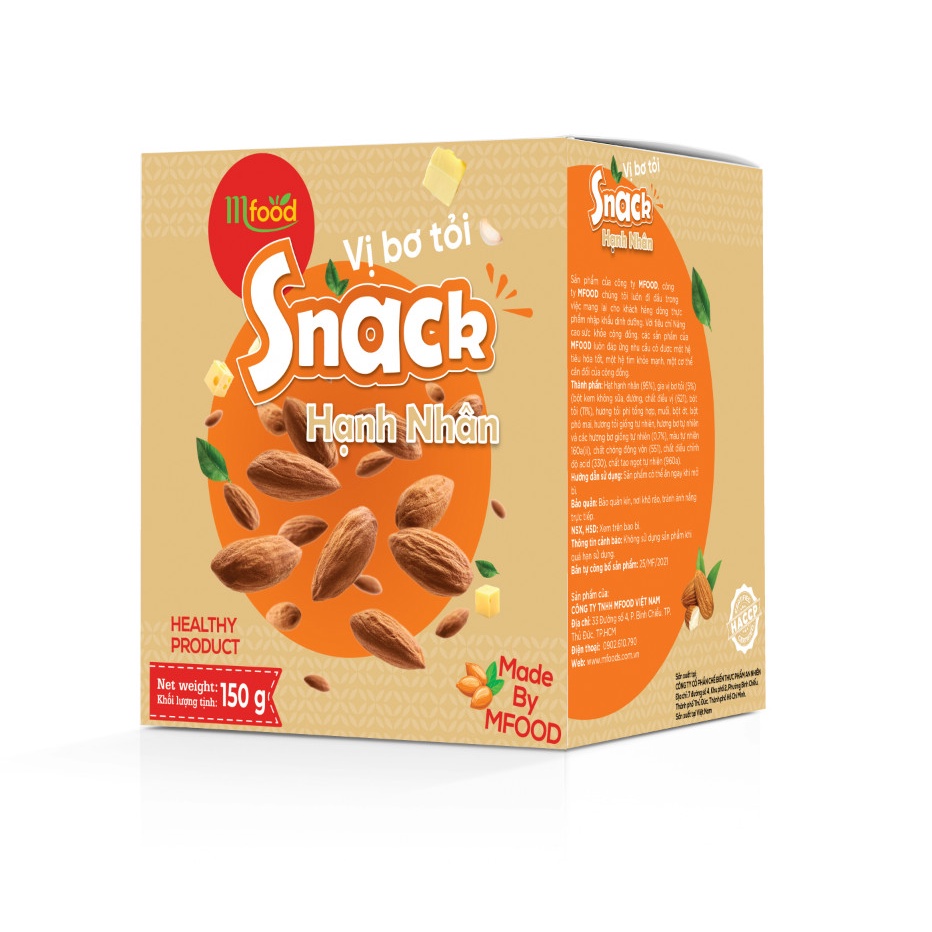Snack ALMOND BUTTER GARLIC 150G BOX | Shopee Philippines