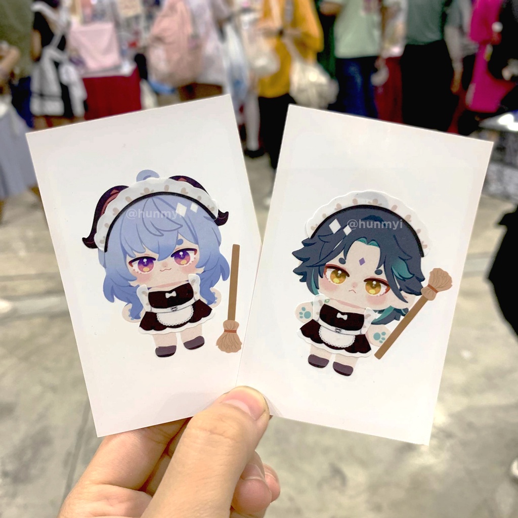 Sticker Gacha / Random Genshin Doll, Outfit - Artist: Hunmy Go (Read ...
