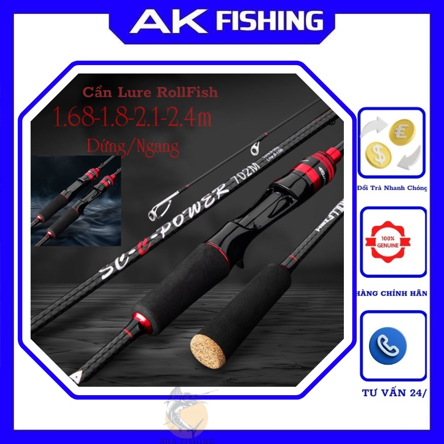 Rollfish 3.5kg static load horizontal and vertical lure fishing rod ...