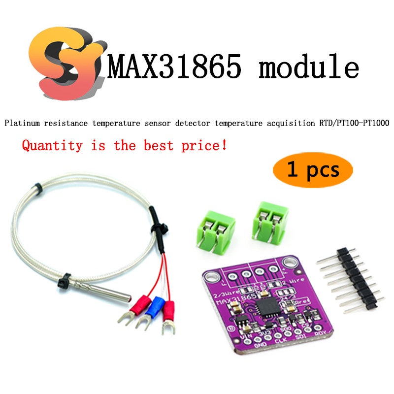 [Ready Stock Supply] 1pcs MAX31865 Platinum Resistance Temperature ...