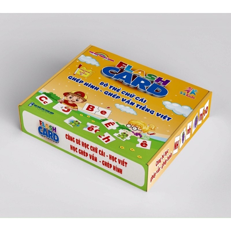 Vietnamese Alphabet and Jigsaw Puzzle Set - Flash Cards for children 0 ...