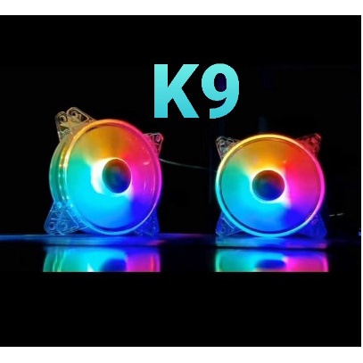 Fan Case - Coolmoon/TOMATO K9 RGB Fan - Led in the Center - Comes with ...