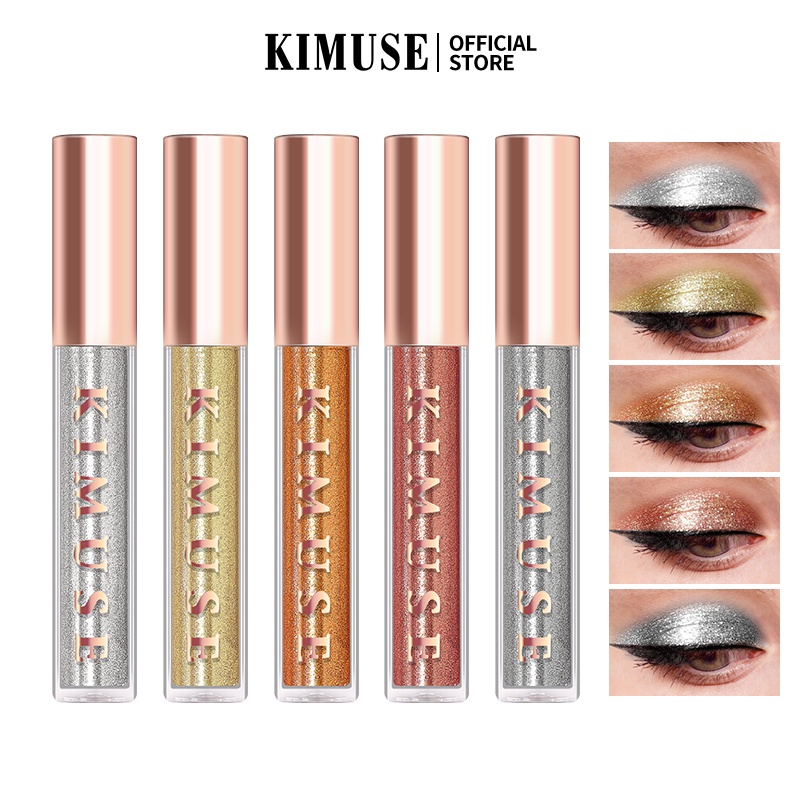 KIMUSE 5pcs/set Liquid Glitter Glow Eye Shadow Set 100g | Shopee ...