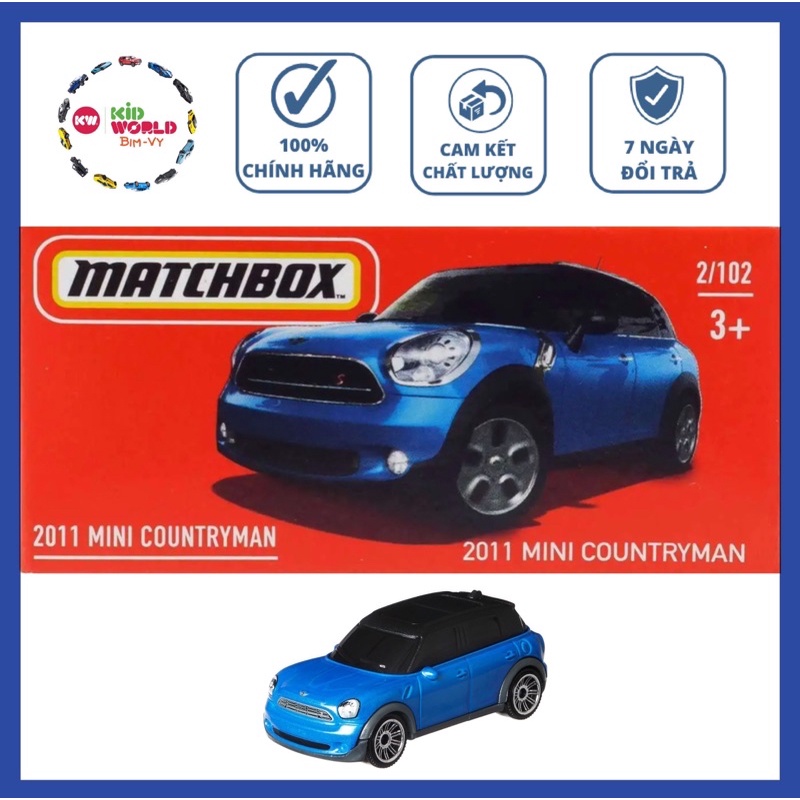 Car Matchbox box Model 2011 Mini Countryman 2 / 102. | Shopee Philippines