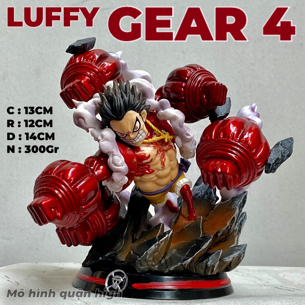 Excellent fighting Luffy gear 4 model - Luffy gear 4 haki 13CM tall ...