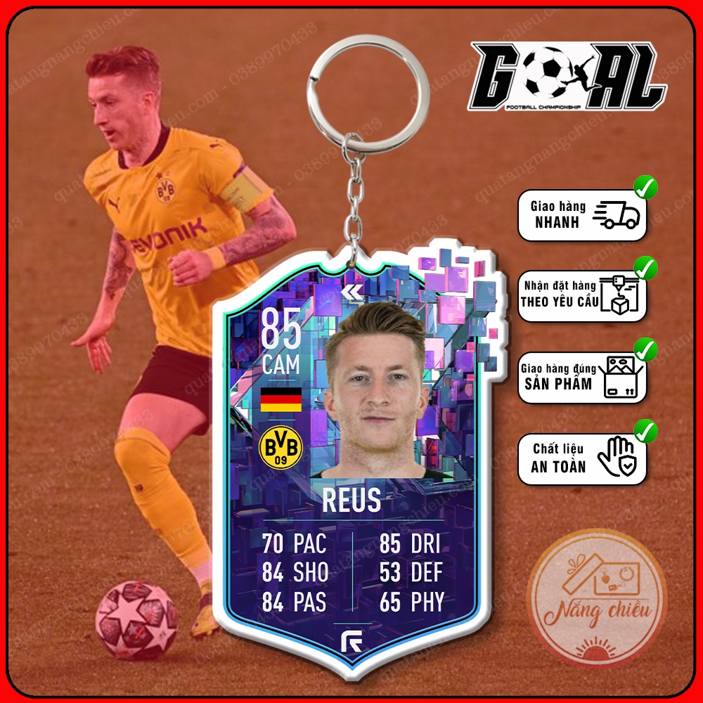 Dortmund Club favorite player - Keychain with Marco Reus image ...