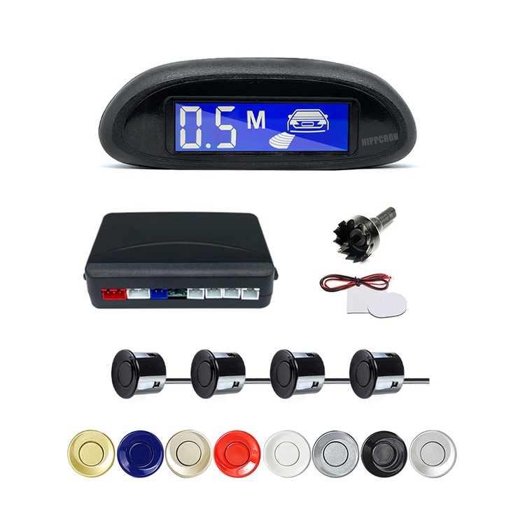 Parking Sensor For Car With Auto Parktronic Reverse LED Monitor 4 ...