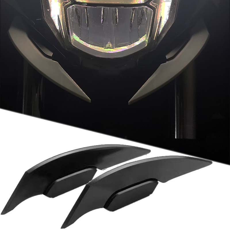 Motorcycle Decorative Stickers Helmet Body Deflector Fixed Wind Wing ...