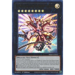 Number C62: Neo Galaxy-Eyes Prime Photon Dragon - PHHY-EN043 Ultra Rare ...