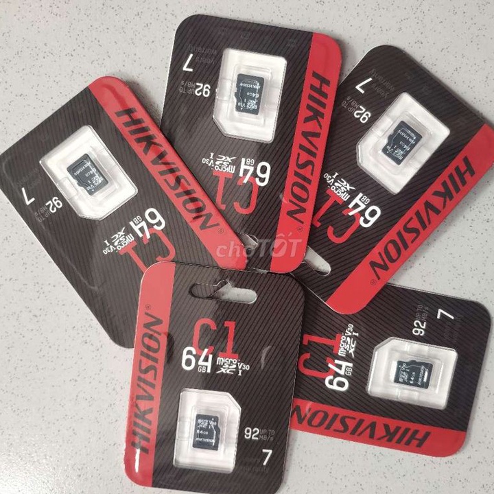 Micro SD memory cards hikvision, Imou, Ezviz, Kingston, KBT, 32GB, 64G ...