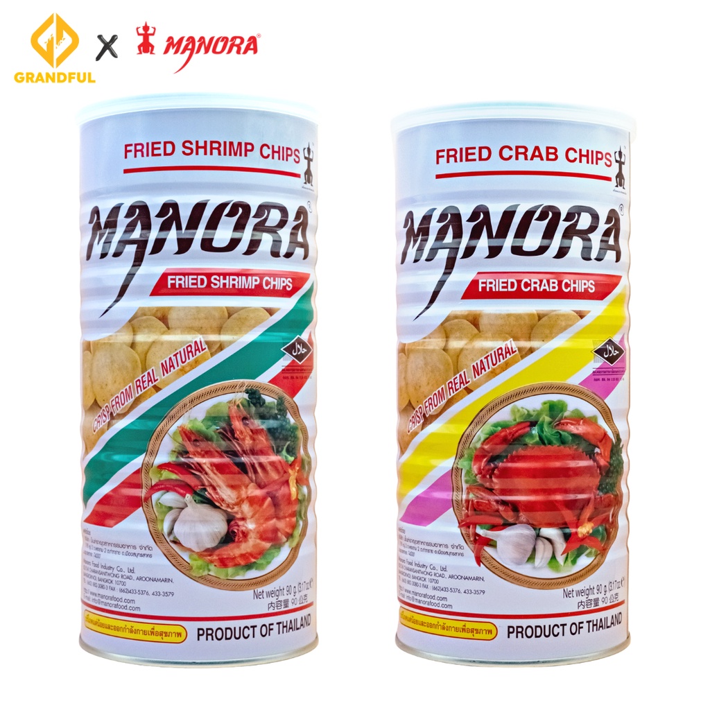 Manora Shrimp/Crab Snack 90g Imported from Thailand | Shopee Philippines