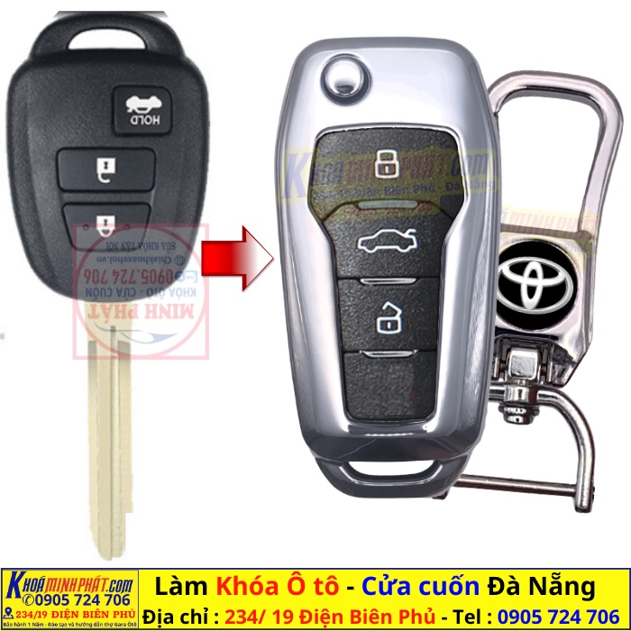 Remote Keys For Toyota Vios, Innova, Future, Hilux... (Instructions On ...