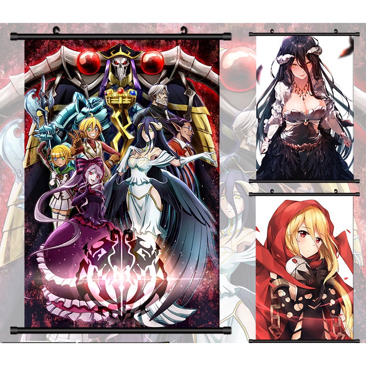 Overlord Over Lord Ainz Ooal Gown Momonga HD Poster Fabric Wall Scroll ...