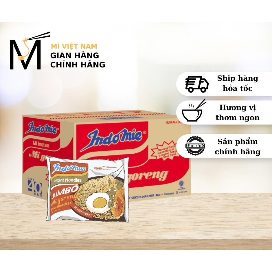 Indomie Mi Goreng Stir-Fried Noodles Special Flavor Box Of 40 Packs ...