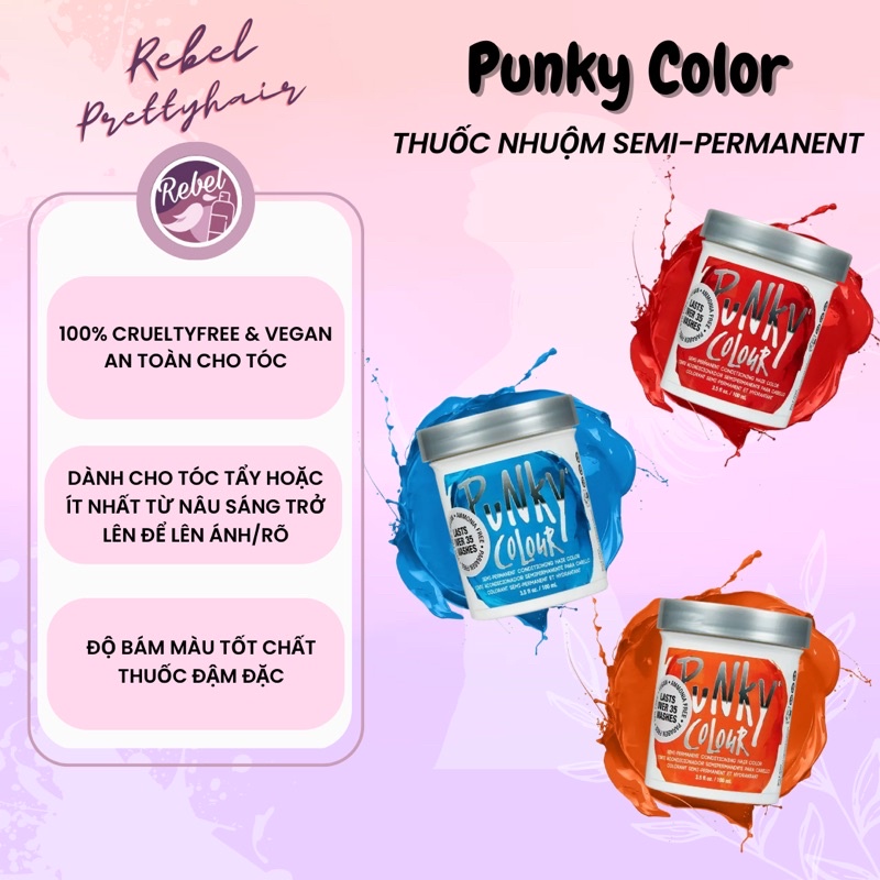 Punky Color Semi-permanent hair dye - Punky Color | Shopee Philippines