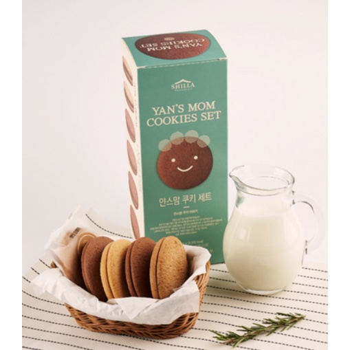 Shilla luxury snack yan's mom cookies set / Korea Dessert | Shopee ...