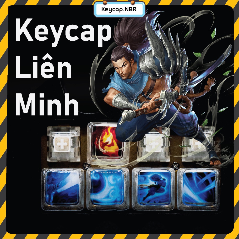 Set of 4 Yasuo Skill Buttons, League of Legends LOL standard profile ...