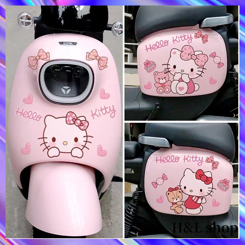 Hl Motorcycle Stickers, Hello Kitty Body Stickers, Cartoon Cute Car ...