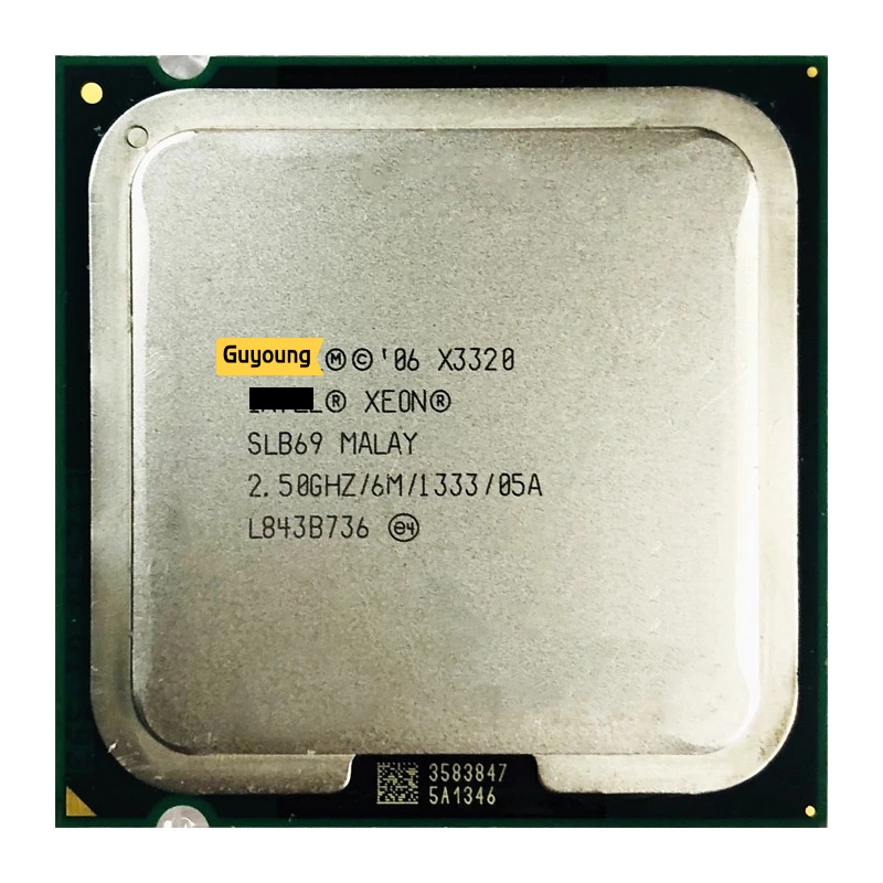 Xeon X3320 2.5 GHz Used Quad-Core CPU Processor 6M 95W LGA 775 | Shopee ...