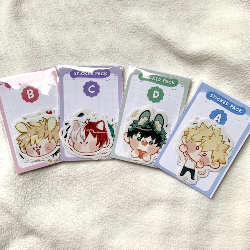 Sticker/Sticker My Hero Academia / MHA - Artist Hunmyi | Shopee Philippines