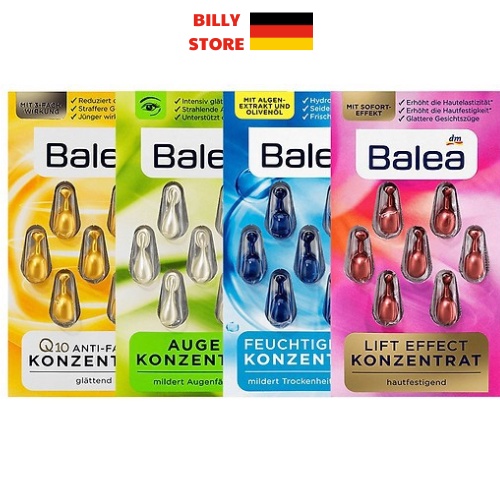 Balea,isana,schaebens kozentrat 7-Day Skin Care Serum Capsules ...