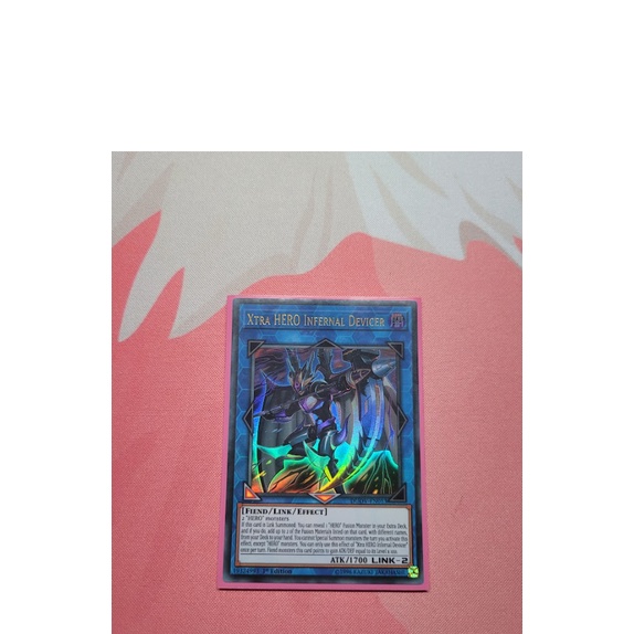 Yugioh Xtra HERO Infernal Devicer Card - Ultra Rare | Shopee Philippines