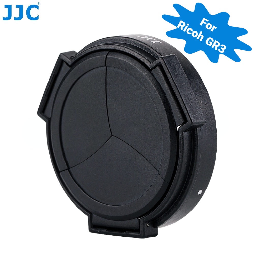 JJC 2-in-1 Auto Lens Cap and Lens Hood for Ricoh GR3 Camera, Automatic ...