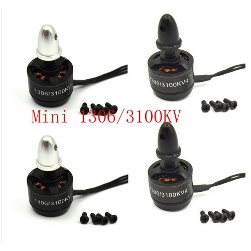 mini 1306 Motor Positive Negative Teeth 3100KV Four-Axis Multi-Rotating ...