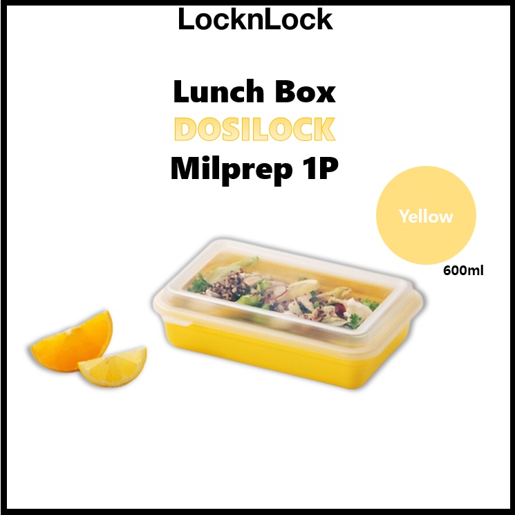 [LocknLock] Lunch Box DOSILOCK Milprep 1P (Bento) / LCB400 | Shopee Philippines