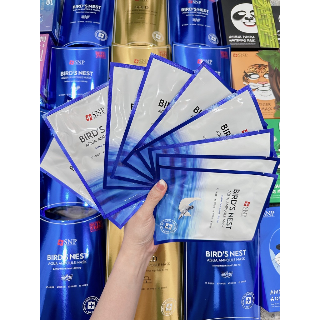 Snp Intensive Moisturizing Bird's Nest Essence Mask 25ml Bird's Nest ...