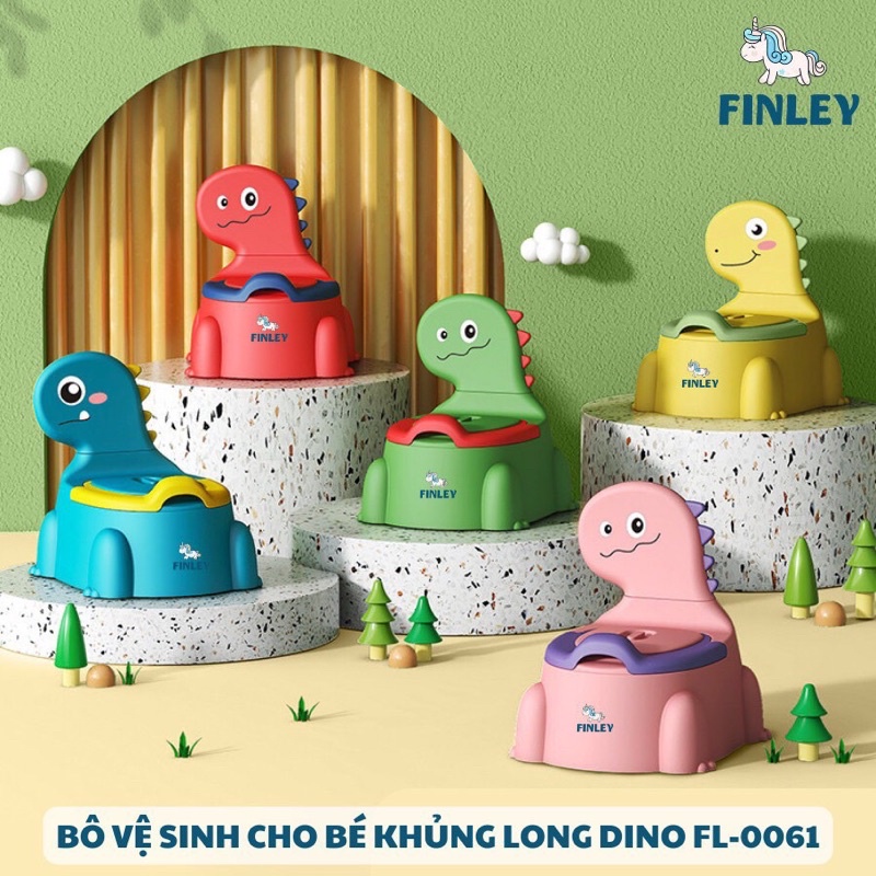 Dino FINLEY DINOSAUR-SHAPED BABY TOILET FOR BABYS FROM 9 MONTHS ...