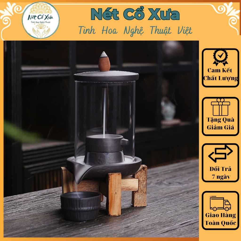 Nostalgic Rice Mill-shaped Agarwood Incense Burner Set | Shopee Philippines