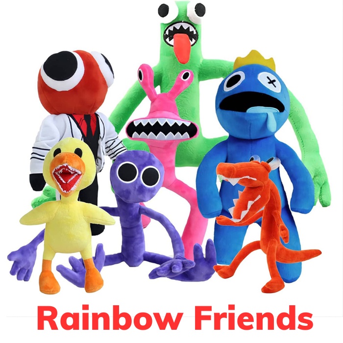 Roblox Rainbow monster stuffed animal, Roblox Rainbow Friends teddy ...