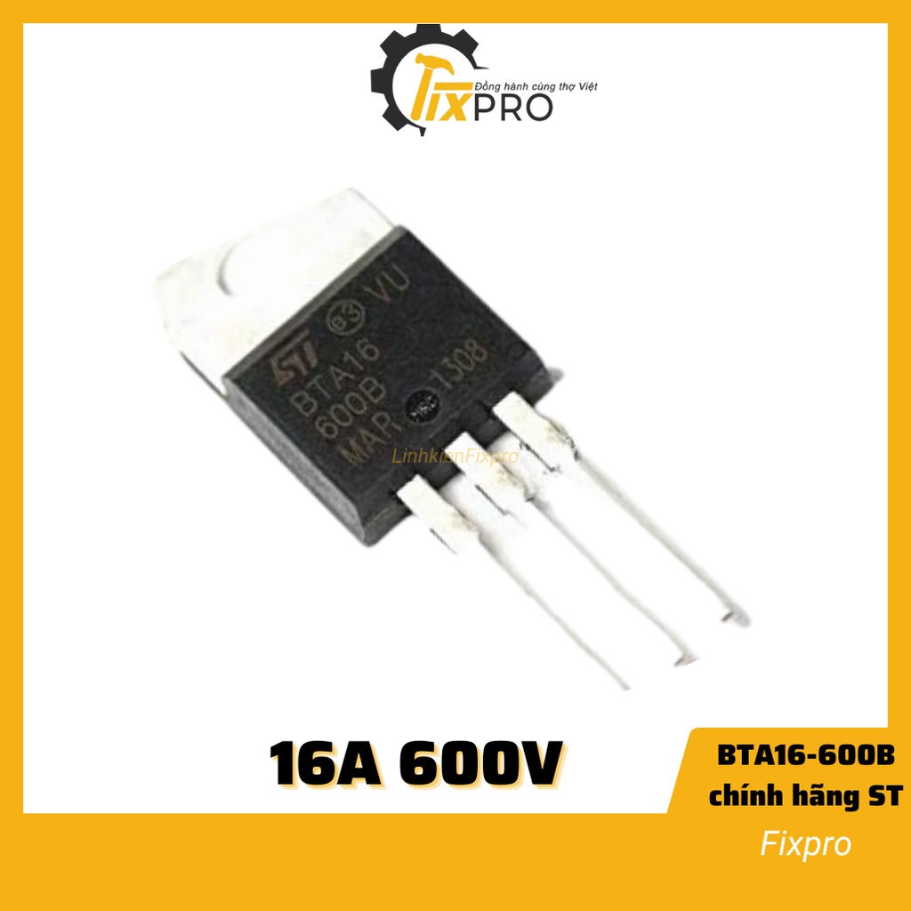 Bta16-600b Triac 16A 600V TO-220 genuine ST | Shopee Philippines