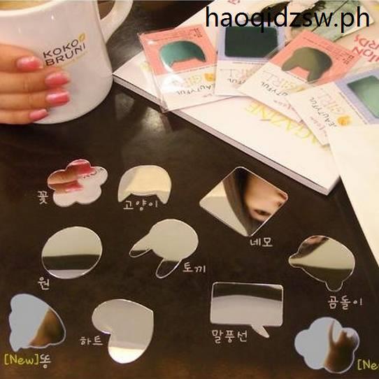 Hot Sale · Cute Mobile Phone Mirror Sticker Portable Makeup Unique Mini ...