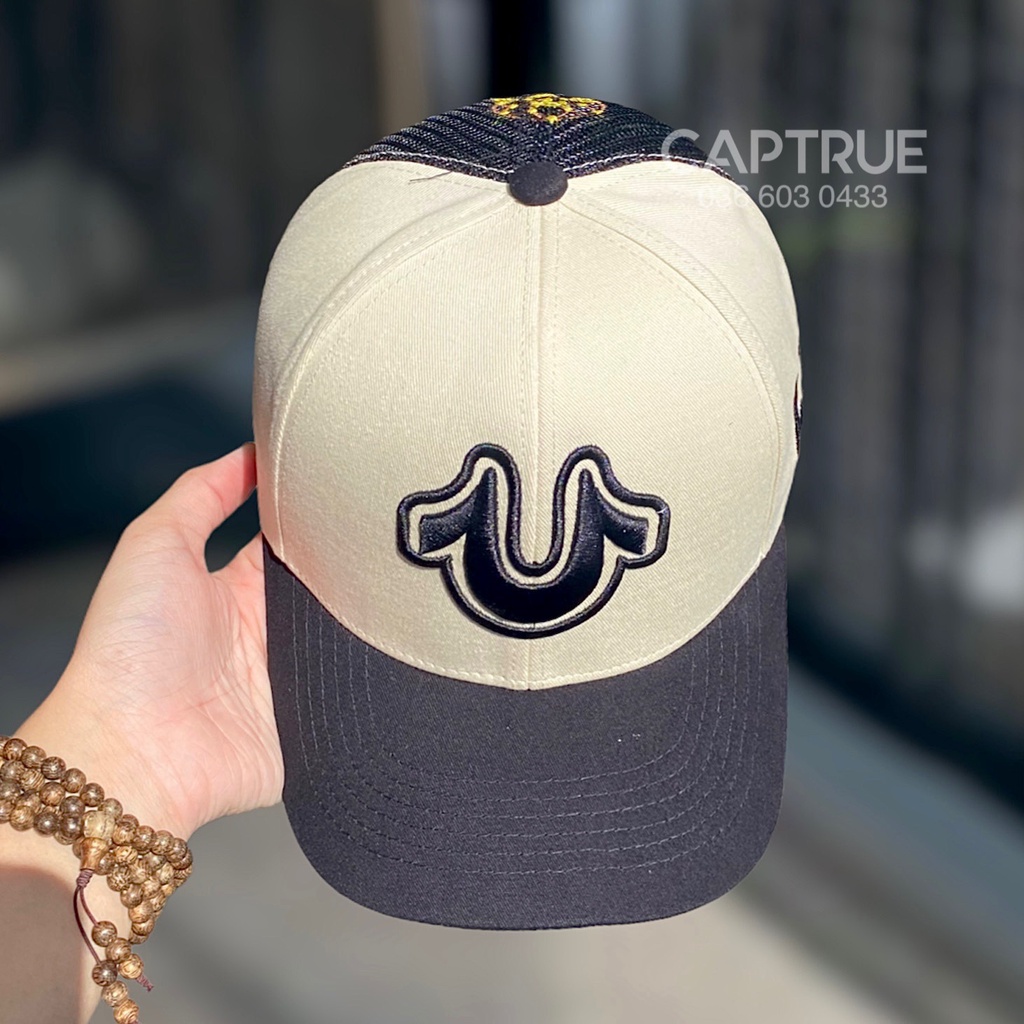 Dia U Cream Mesh Logo Baseball Cap | Shopee Philippines