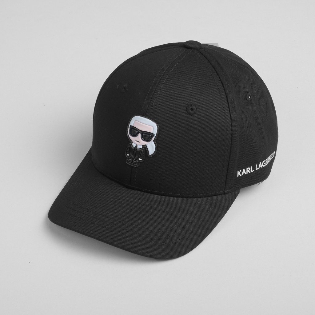 Karl Lagerfeld dynamic fashion unisex cap khaki cotton cap in black and ...