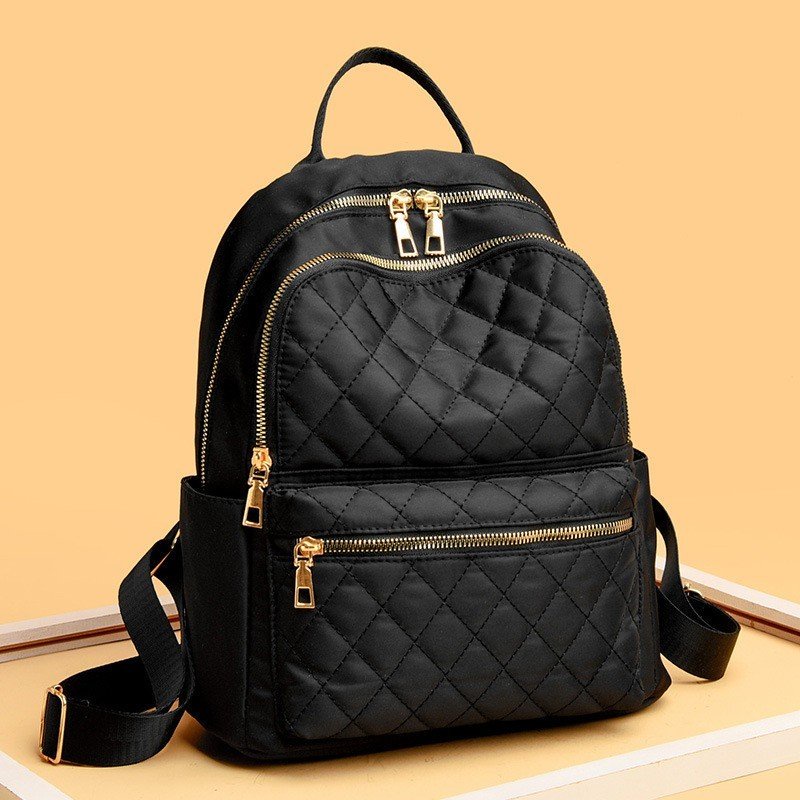 Fashion women's waterproof parachute fabric backpack with many ...