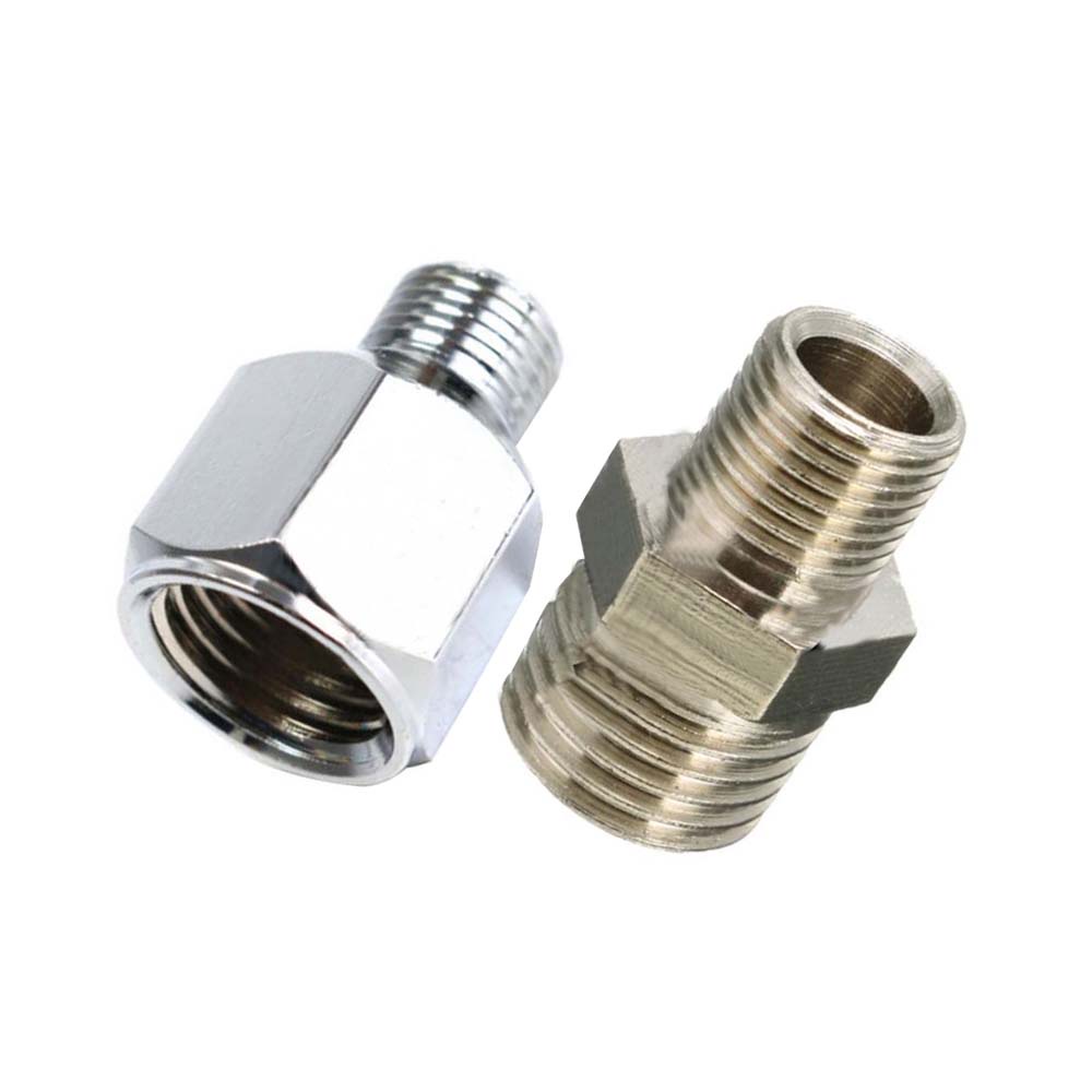 1/4" BSP Female to 1/8" BSP Male Fitting Conversion Adapter Bushing Connector for Airbrush Hoses ...