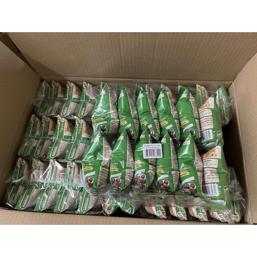 Milo chips, Milo Nestle Thai cocoa cereal snack (15g pack) | Shopee ...