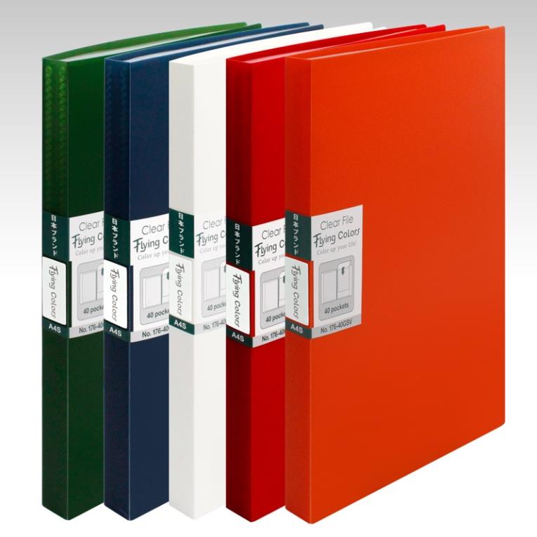 High quality King Jim leaf File, standard A4 size 1737GSV & 176GSV, 5 ...